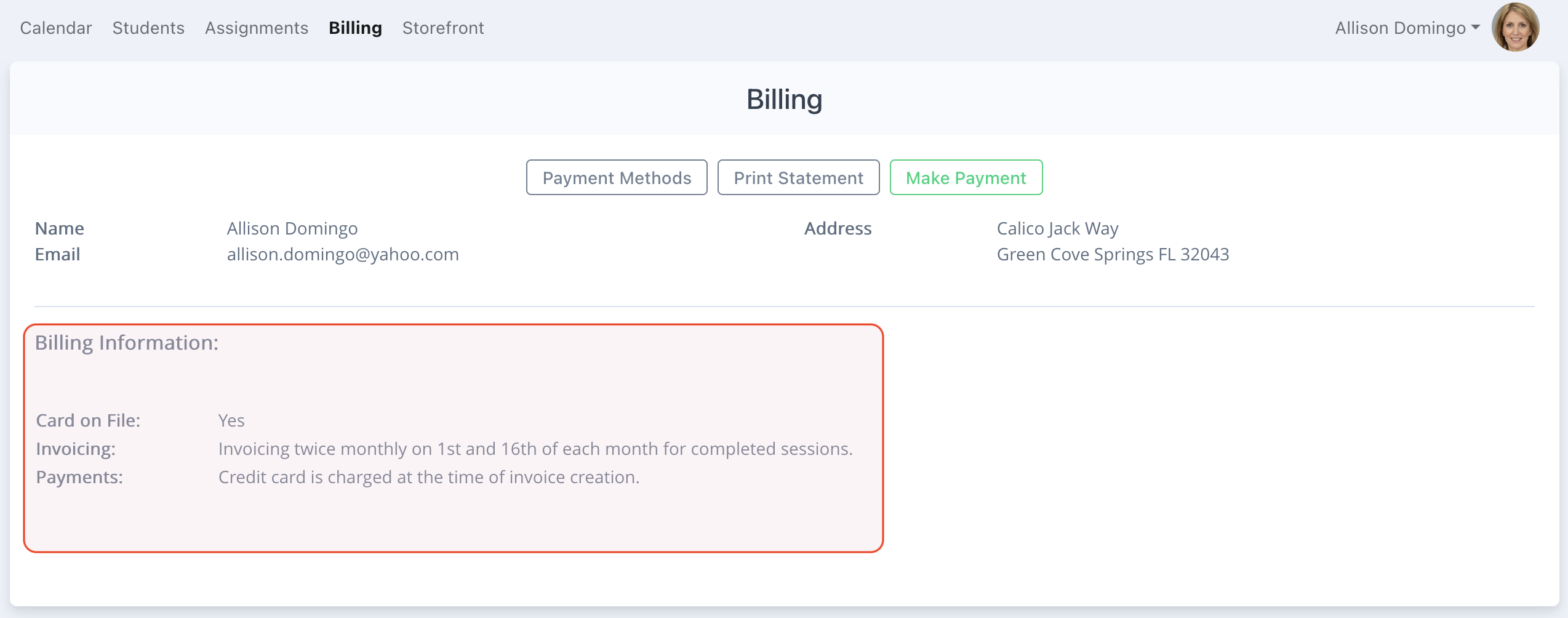 SP07. Managing a Customer's Billing Tab - Customer Specific Billing ...