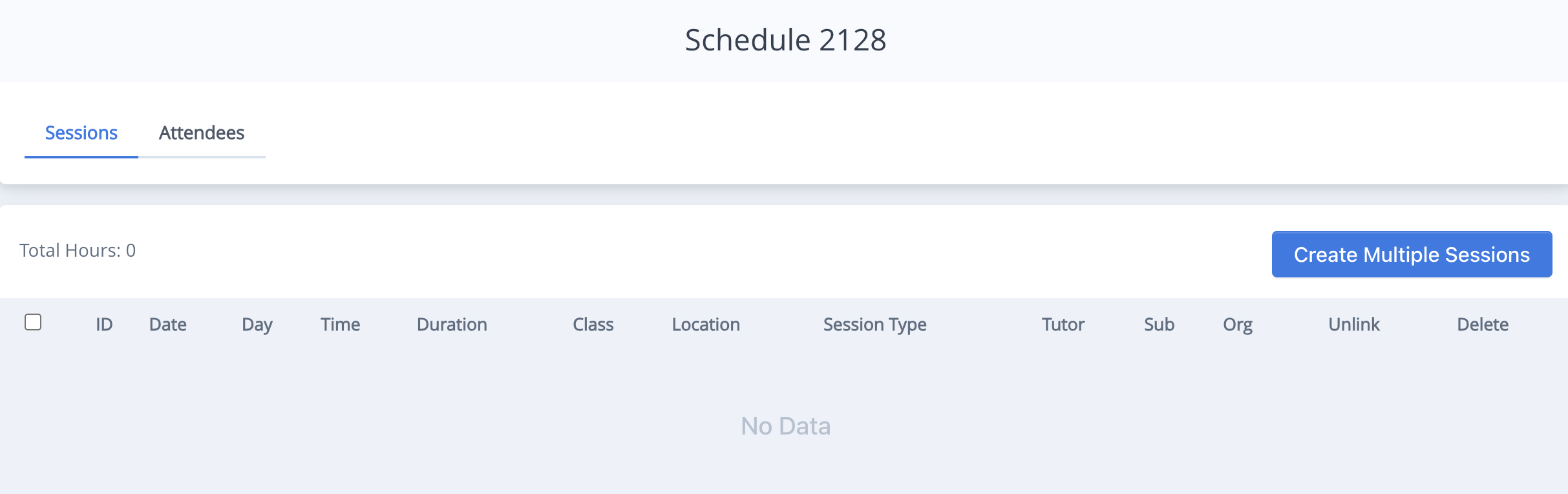 TC12. TutorPlace - Schedules – Oases Knowledge Base