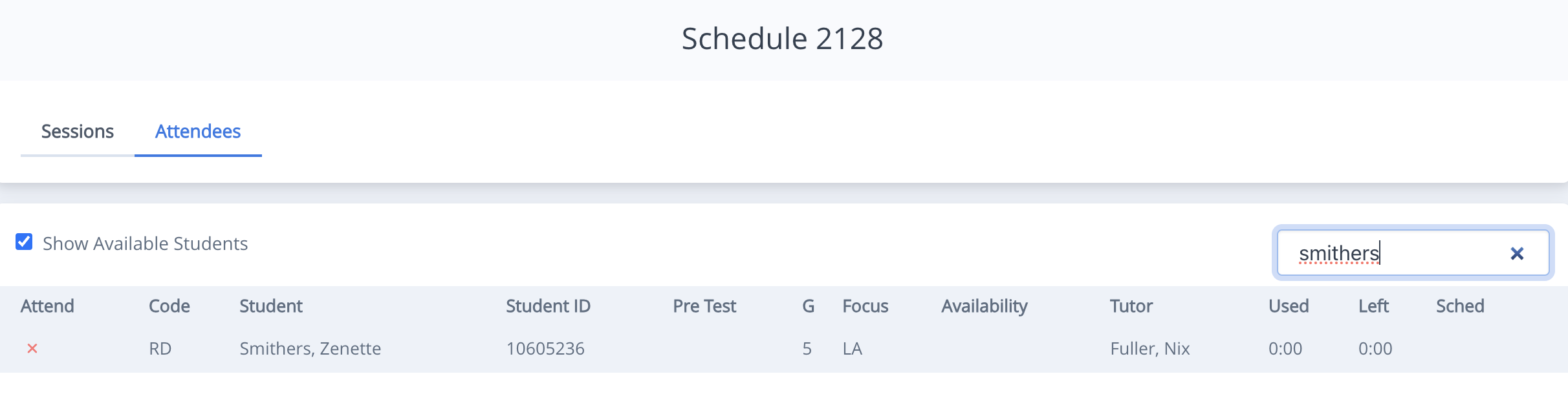 TC12. TutorPlace - Schedules – Oases Knowledge Base